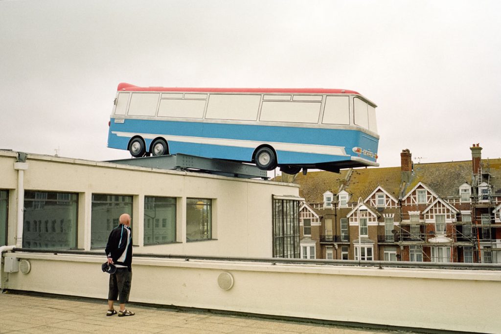 'The Italian Job' Bus Scene at the De La Warr Pavilion