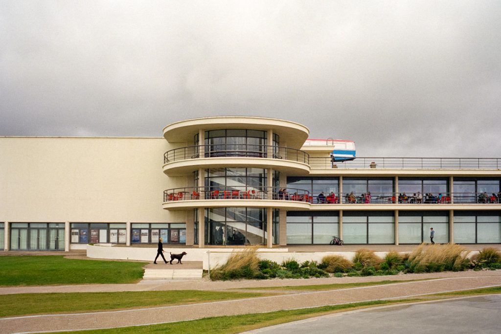 'The Italian Job' Bus Scene at the De La Warr Pavilion