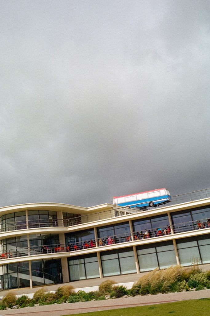 'The Italian Job' Bus Scene at the De La Warr Pavilion